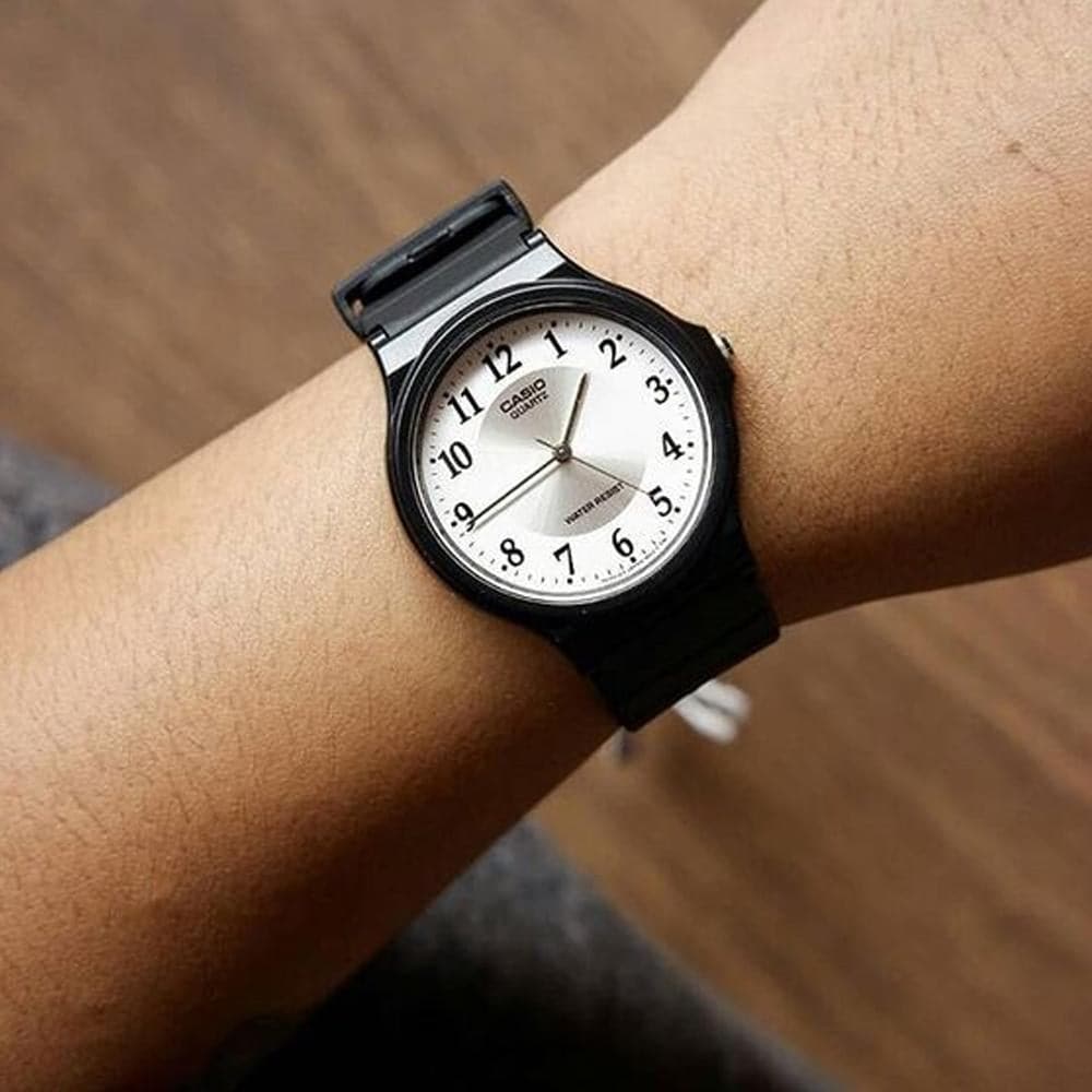Casio General White Dial Black Resin Strap Unisex Watch MQ-24-7B3LDF-P – H2 Hub