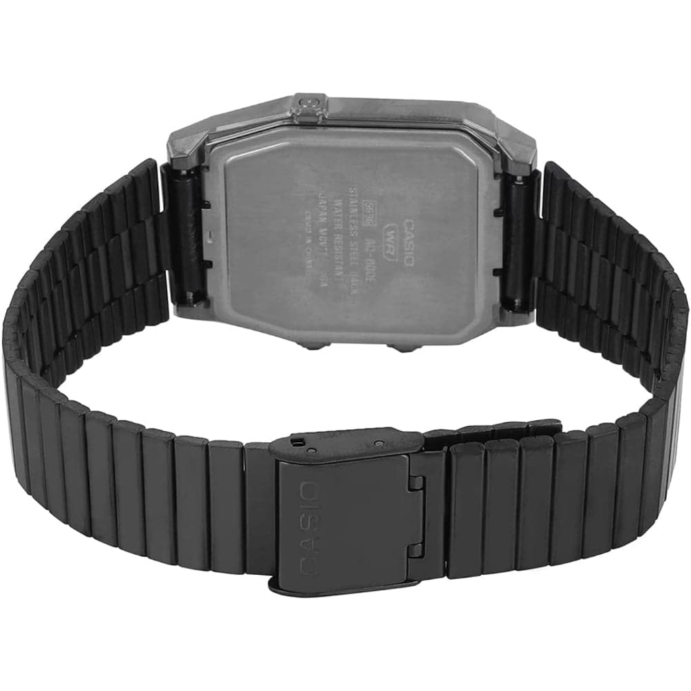 Casio Vintage Black Stainless Steel Strap Unisex Watch AQ-800ECGG-3ADF ...