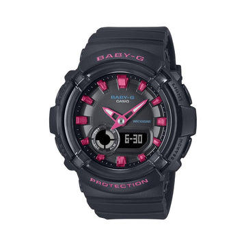 Casio Baby-G Analog-Digital Black Resin Strap Women's Watch BGA-280DN ...
