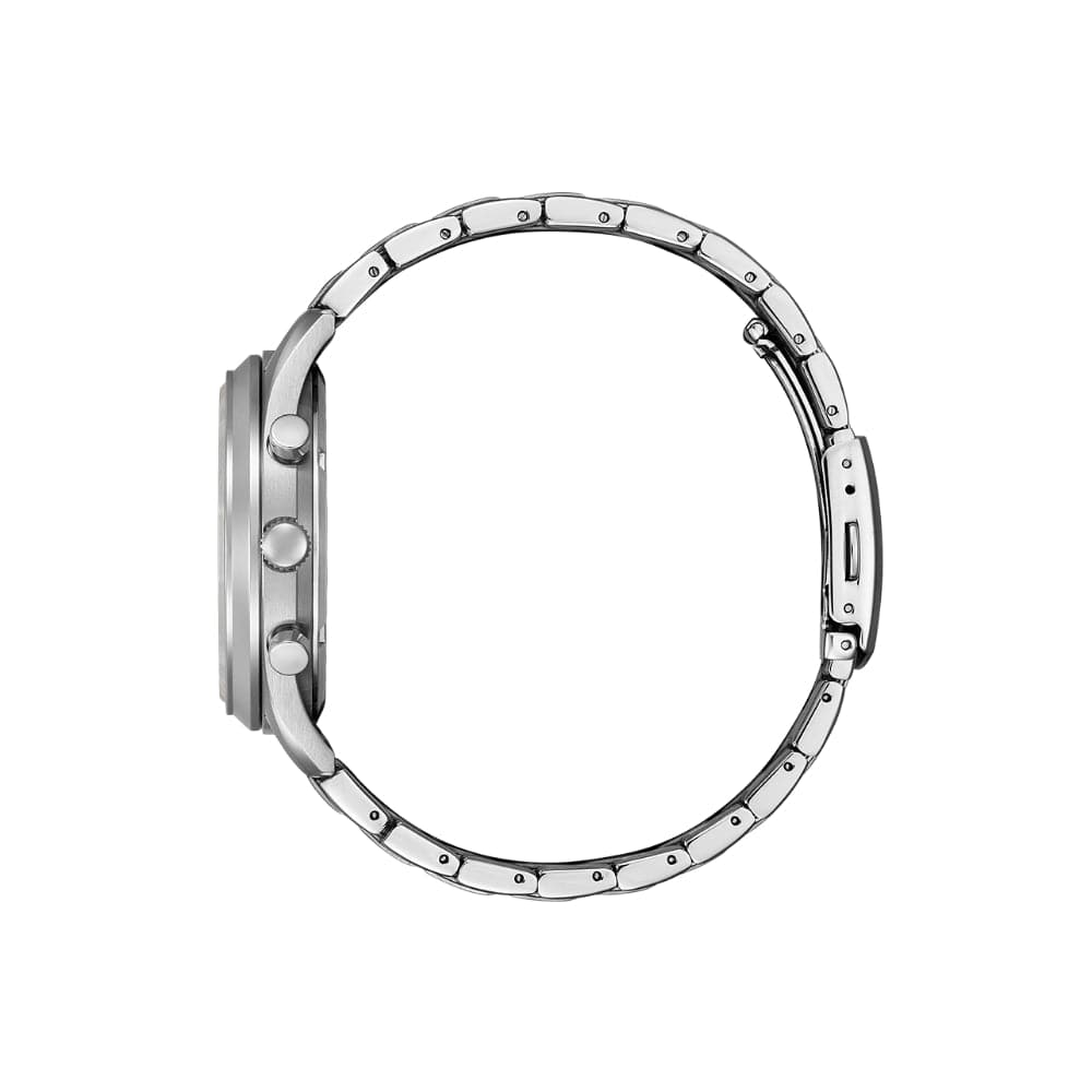 Citizen Eco-Drive Blue Dial Silver Stainless Steel Strap Men Watch CA7 ...