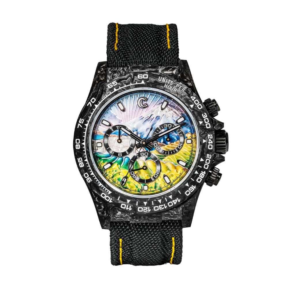 Cronus Art Chrono Legend Carbon Beneath Mount Fuji Men's Watch - Wilde ...
