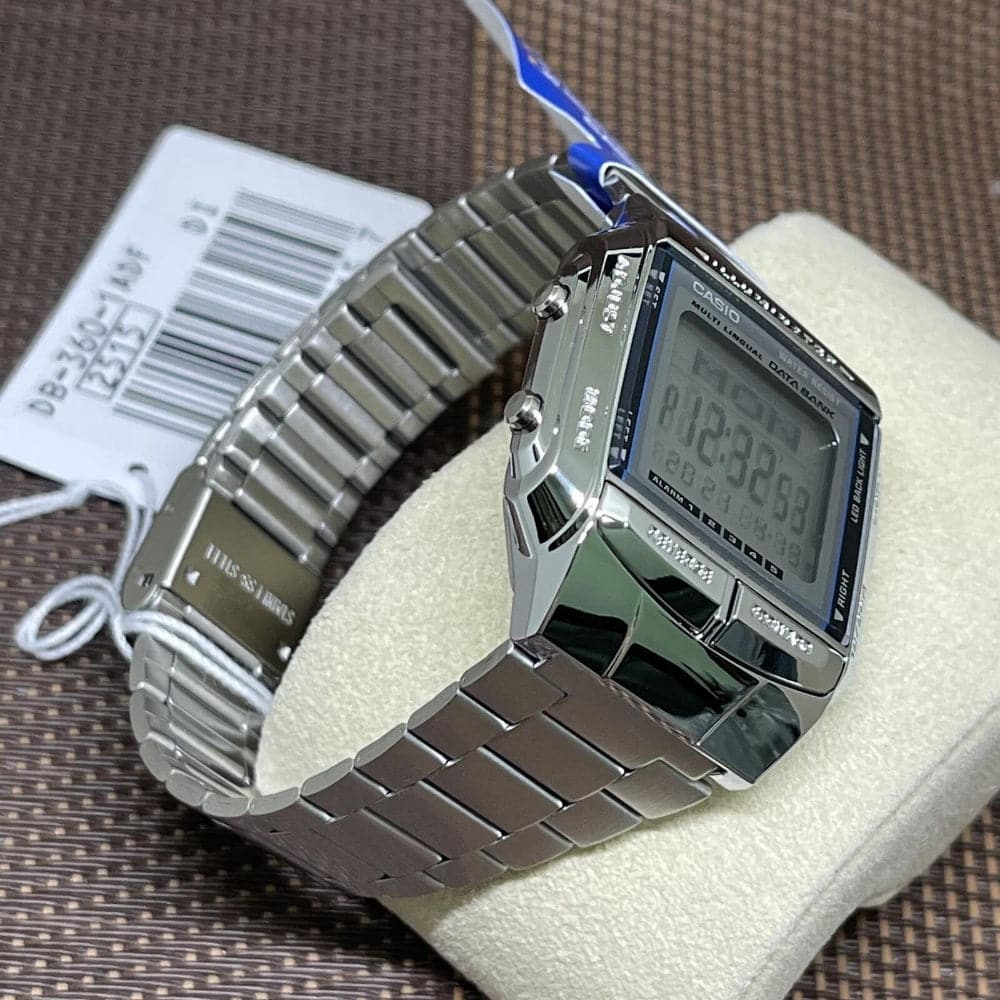 Casio General Digital Silver Stainless Steel DB-360-1ADF-P – H2 Hub
