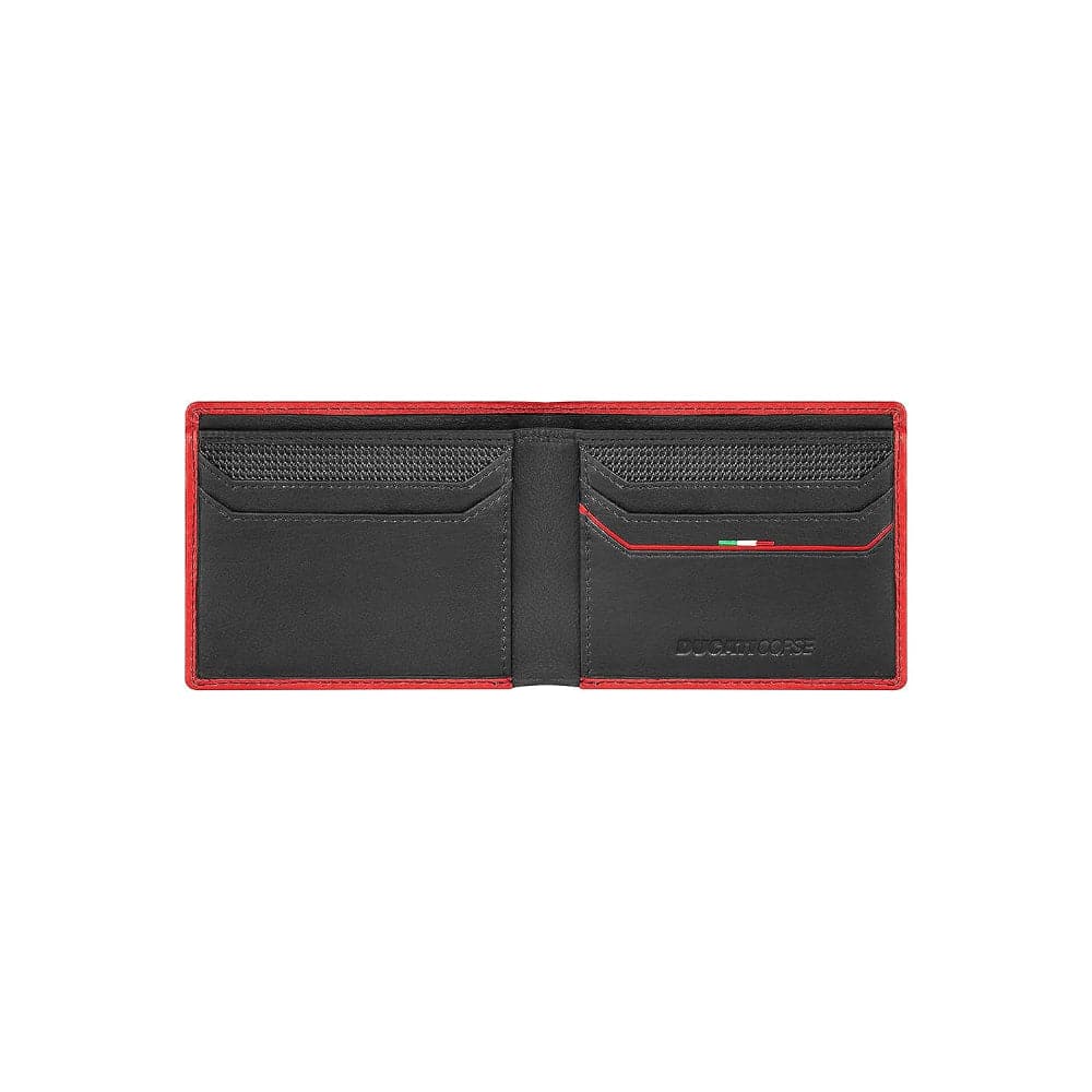 Ducati Wallet Corse Red Genuine Leather Men DTLGW2000301 – H2 Hub