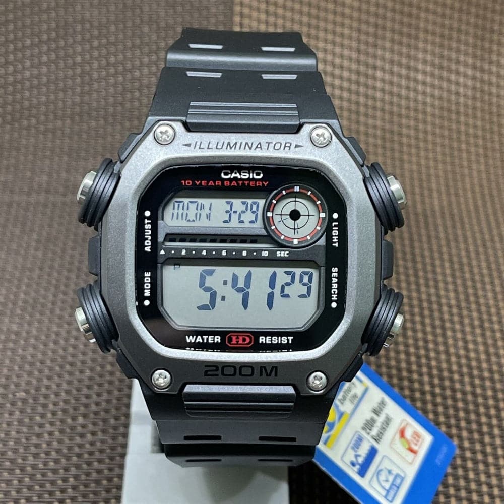 Casio General Digital Black Resin Strap Men Watch DW-291H-1AVDF-P – H2 Hub