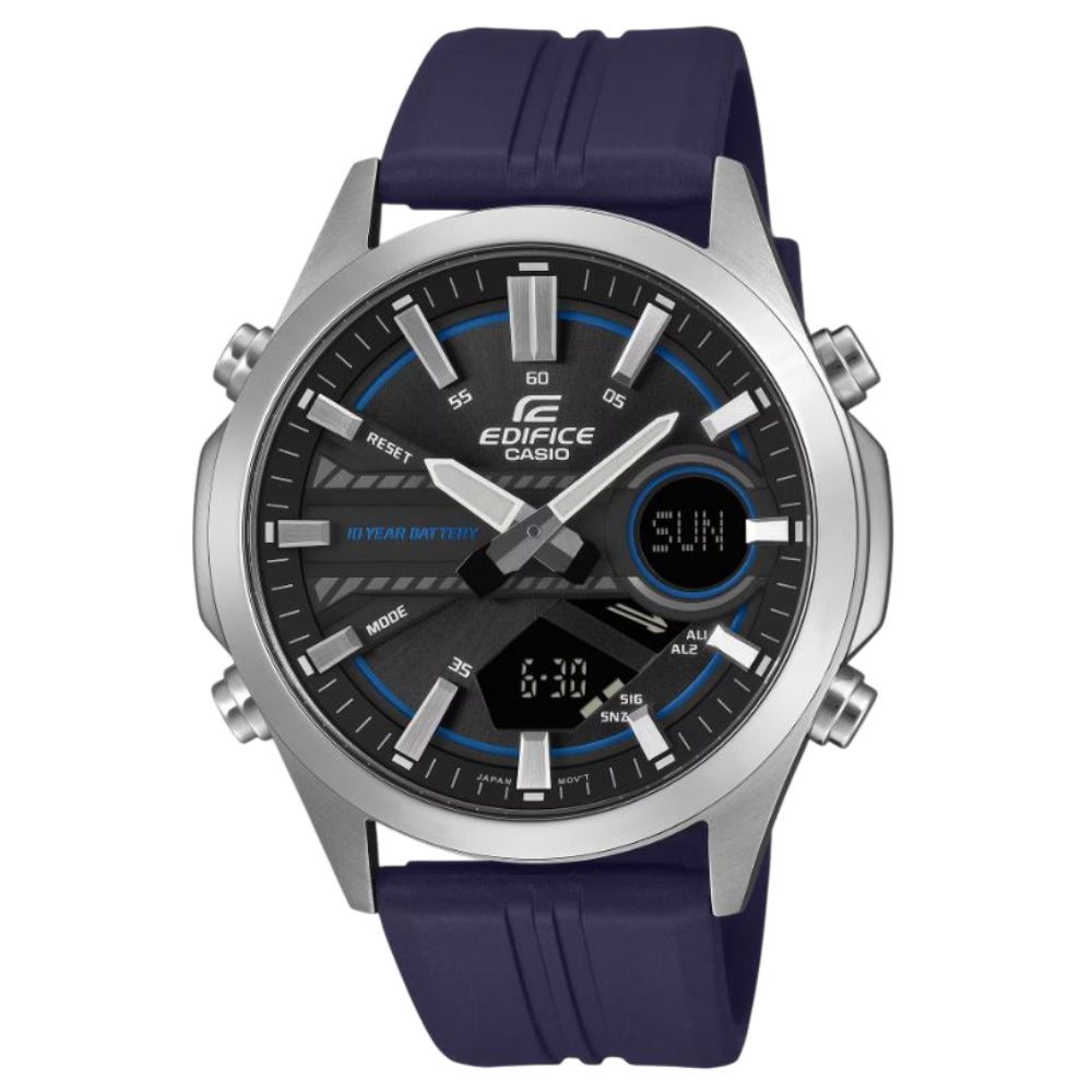 Casio Edifice Blue Resin Strap Men Watch EFV-C120P-1A2DR-P – H2 Hub