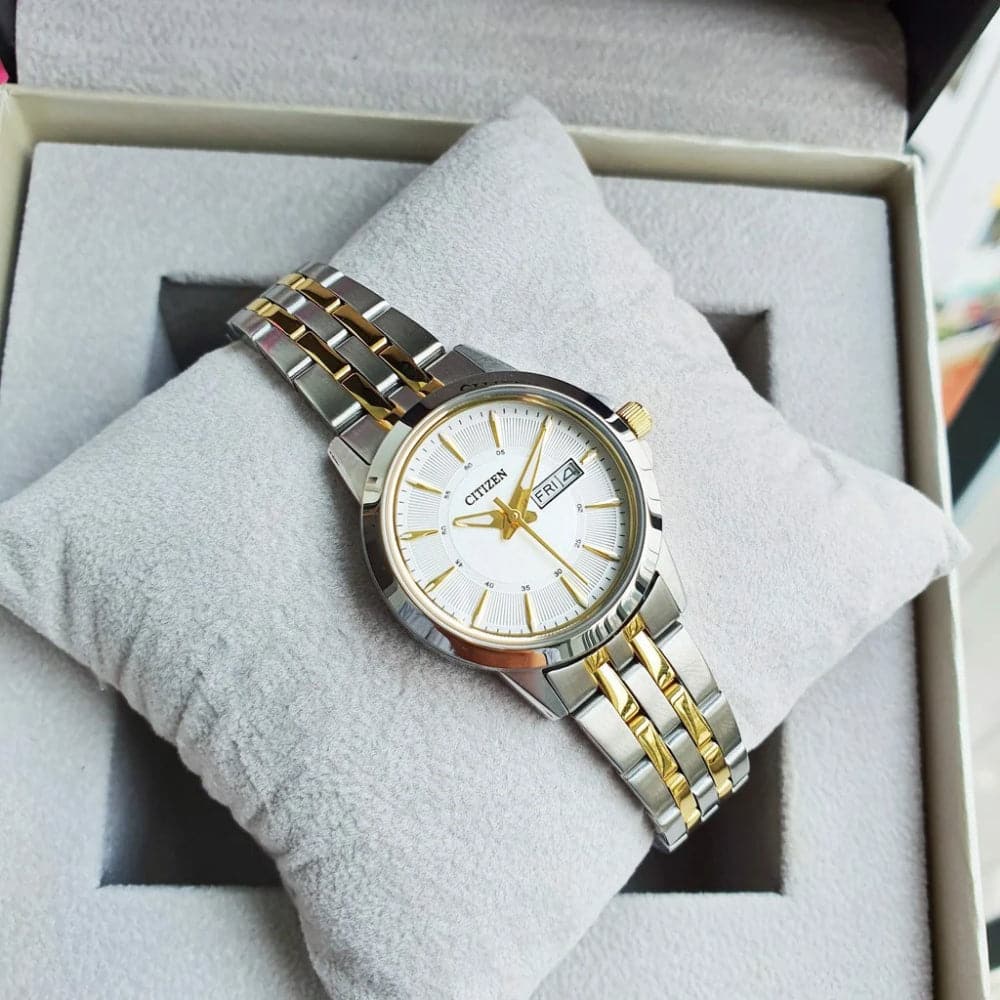 Citizen Silver Dial Stainless Steel Women Watch EQ0608-55A – H2 Hub