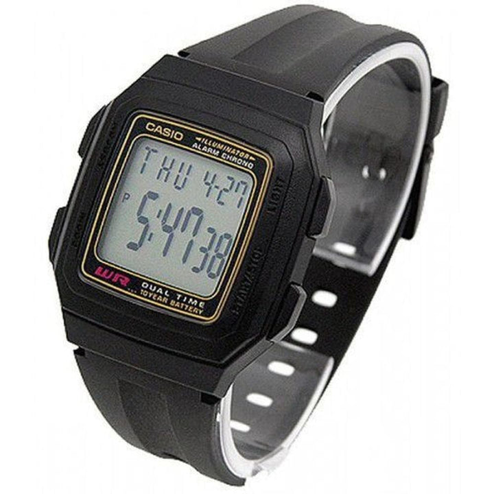 Casio General Digital Black Resin Strap Men Watch F-201WA-9ADF-P – H2 Hub