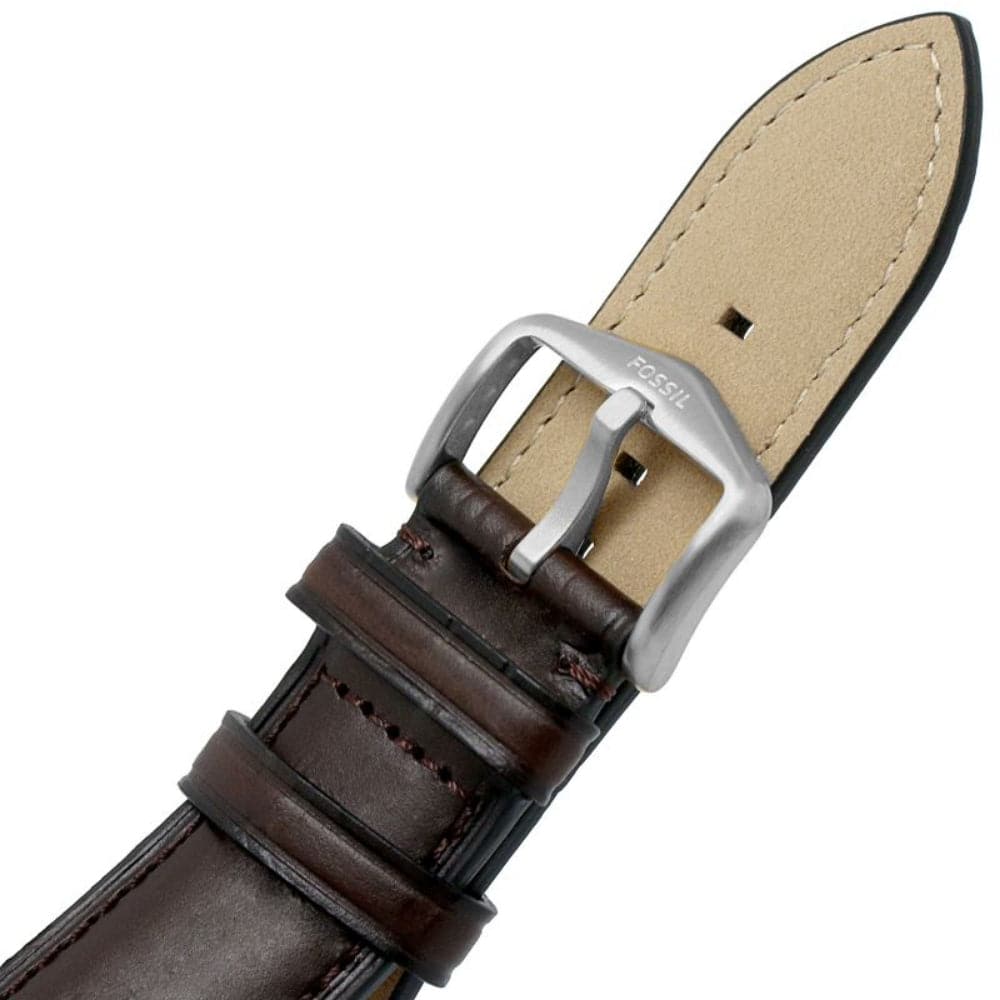 Fossil Carraway Brown Leather Strap Men Watch FS6012 – H2 Hub