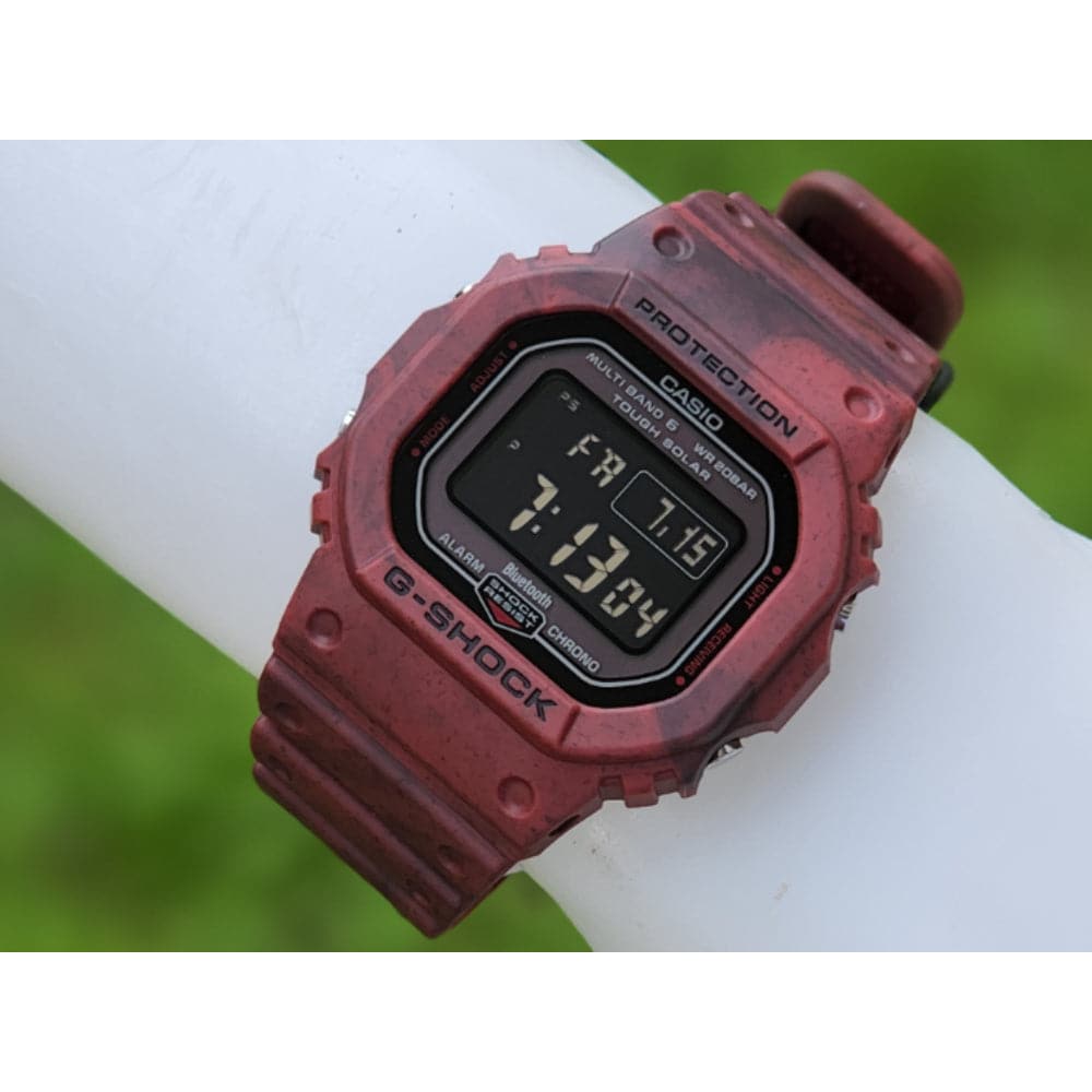 Casio G-Shock Maroon Resin Strap Men Watch GW-B5600SL-4DR-P – H2 Hub