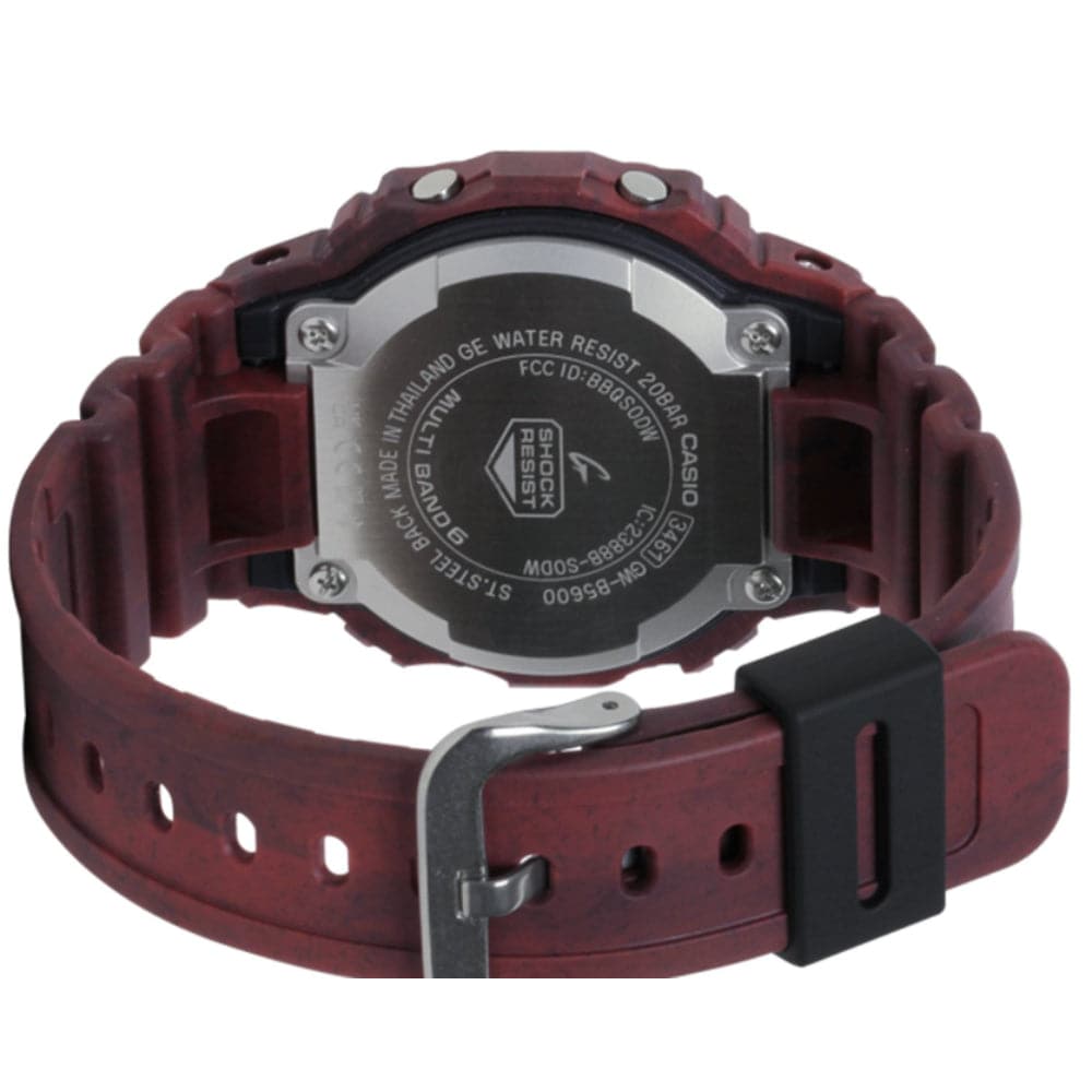 Casio G-Shock Maroon Resin Strap Men Watch GW-B5600SL-4DR-P – H2 Hub