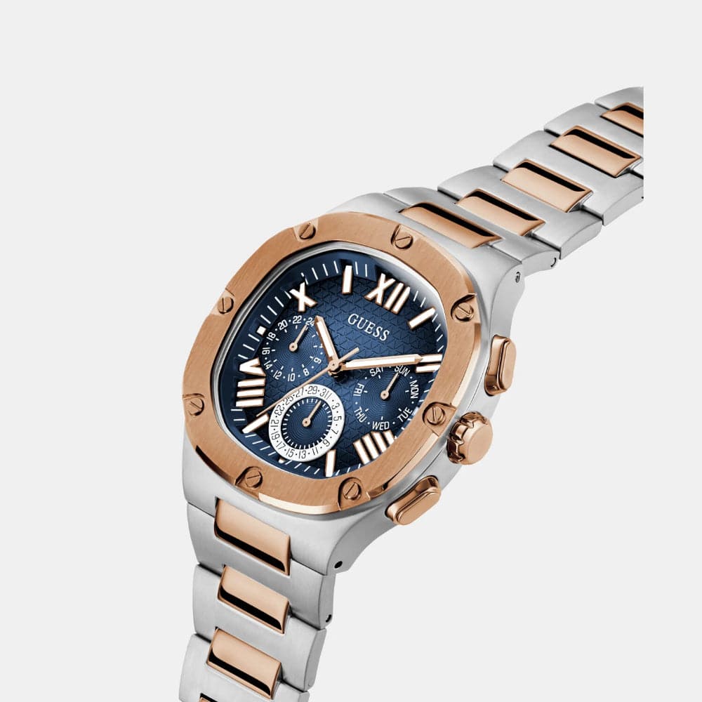 Guess Chronograph Two-Tone Stainless Steel Strap Unisex Watch GW0572G4 ...