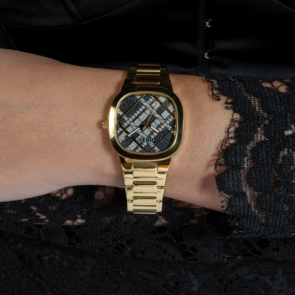 Guess Analog Gold Stainless Steel Strap Women Watch GW0600L2 – H2 Hub