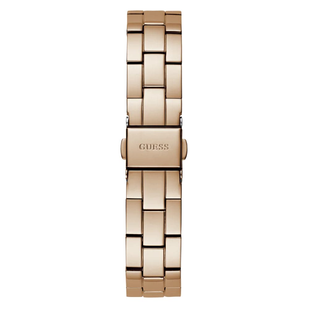 Guess Silver Dial Rose Gold Stainless Steel Strap Women Watch GW0657L3 ...