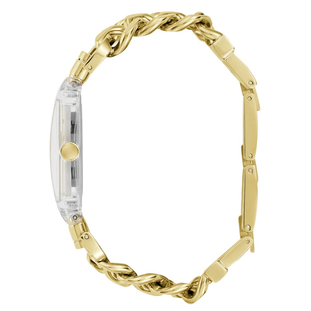 Guess Analog Gold Dial Stainless Steel Strap Women Watch GW0669L1 – H2 Hub