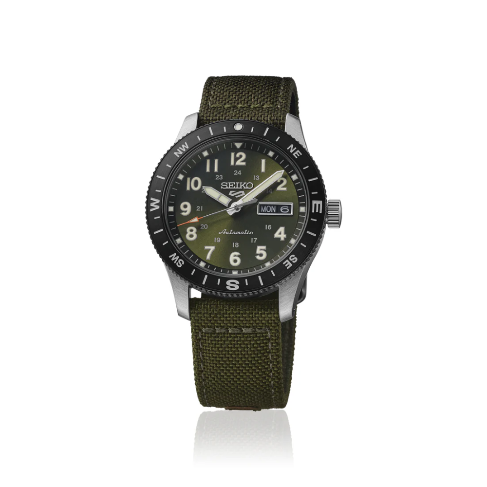 Seiko 5 Sports Green Nylon Strap Men's Watch HDB008K1 – H2 Hub