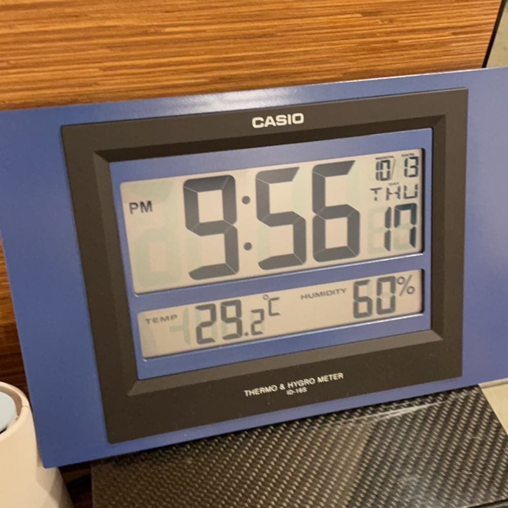 Casio Blue Digital Clock ID-16S-2D-P – H2 Hub