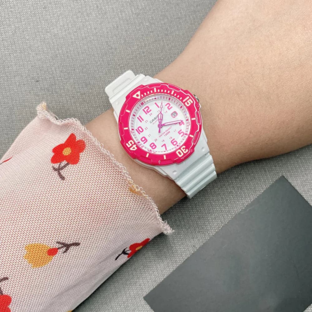 Casio General White Dial Resin Strap Women Watch LRW-200H-4BVDF-P – H2 Hub