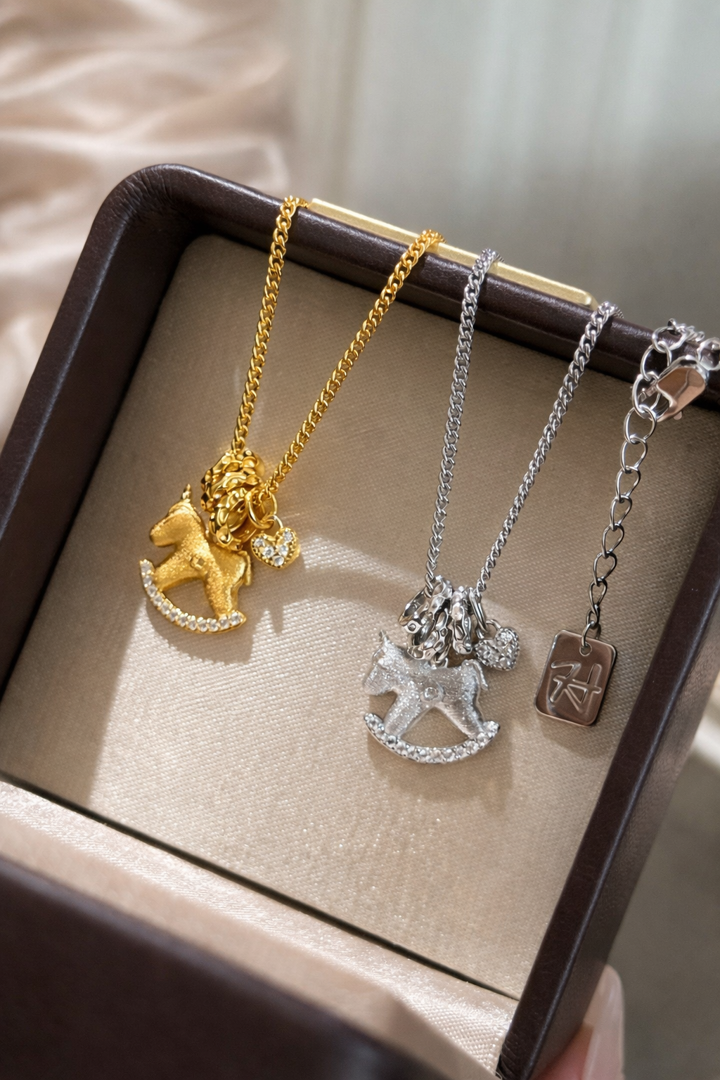 AG Collective Jewelry – Cherished Journey Rocking Horse Charm Necklace ...