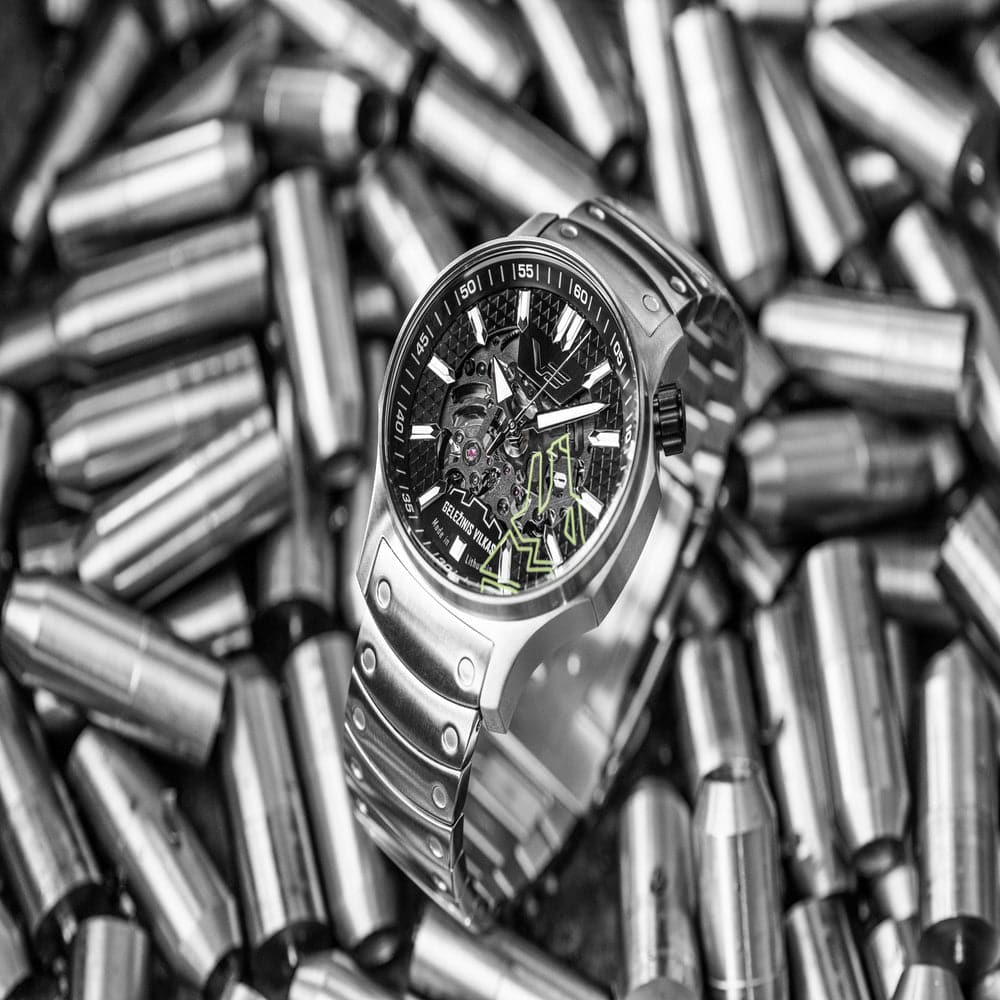 Vostok Europe Skeleton Dial Silver Stainless Steel Strap Men Watch NH7 ...