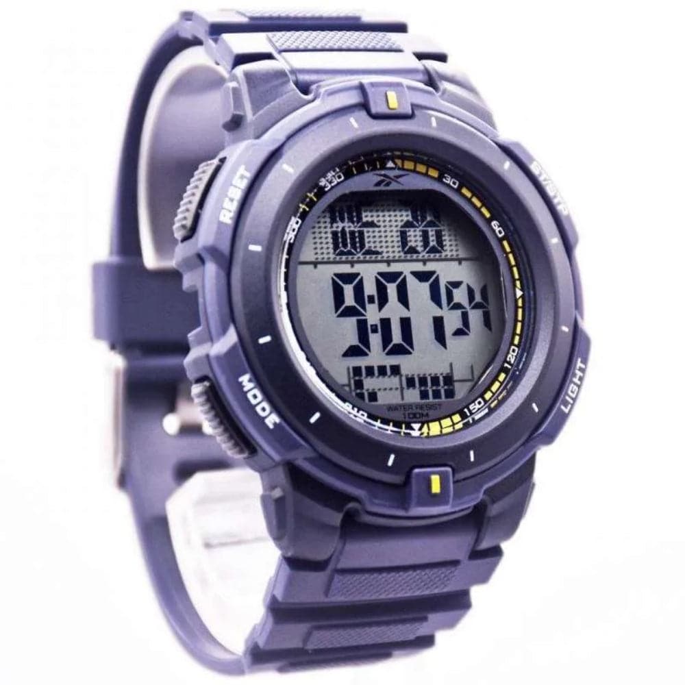 Reebok Digital Black Silicone Strap Men Watch RV-WHE-G9-PNPN-WY – H2 Hub