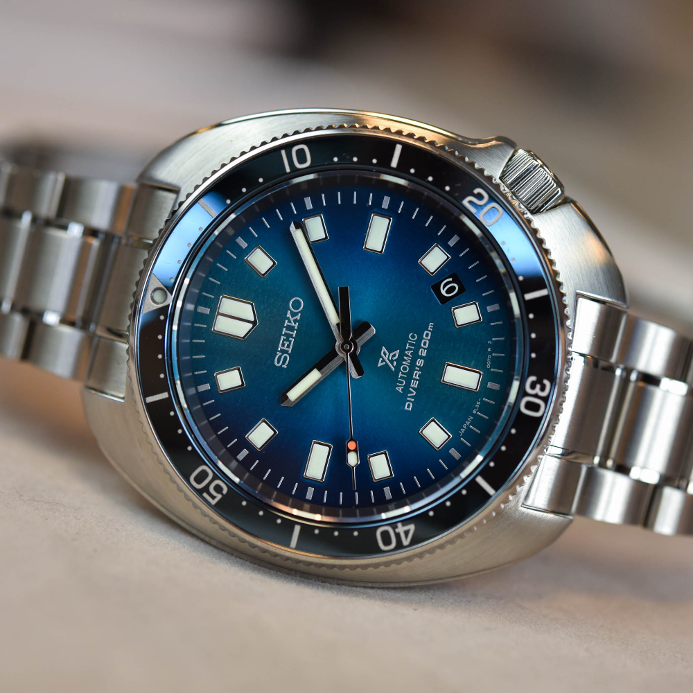 Seiko Prospex Turquoise Dial Stainless Steel Strap Men's Watch - Date ...