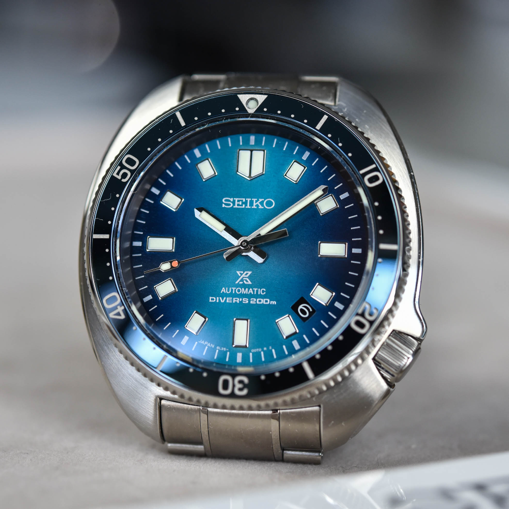 Seiko Prospex Turquoise Dial Stainless Steel Strap Men's Watch - Date ...