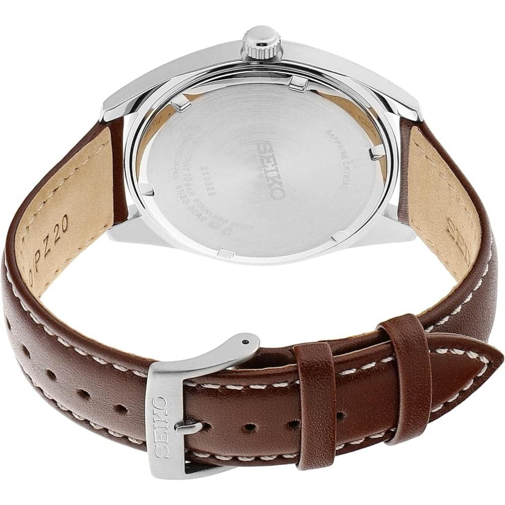 Seiko Classic Green Dial Brown Leather Strap Men Watch SUR449P1P – H2 Hub