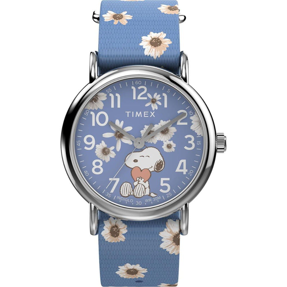 Timex Peanut Blue Fabric Strap Women Watch TW2W33300 – H2 Hub