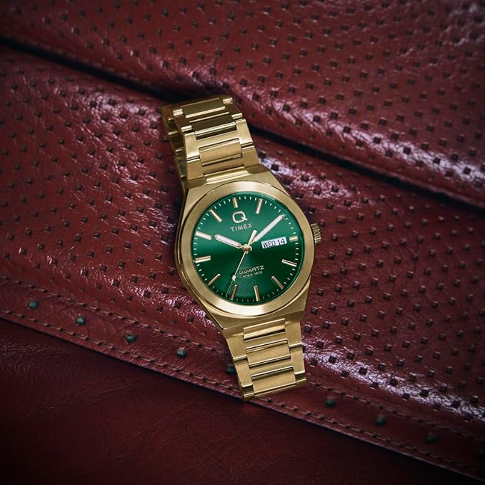 Timex Q 1973 Gold Stainless Steel Strap Men's Watch TW2Y35100 – H2 Hub