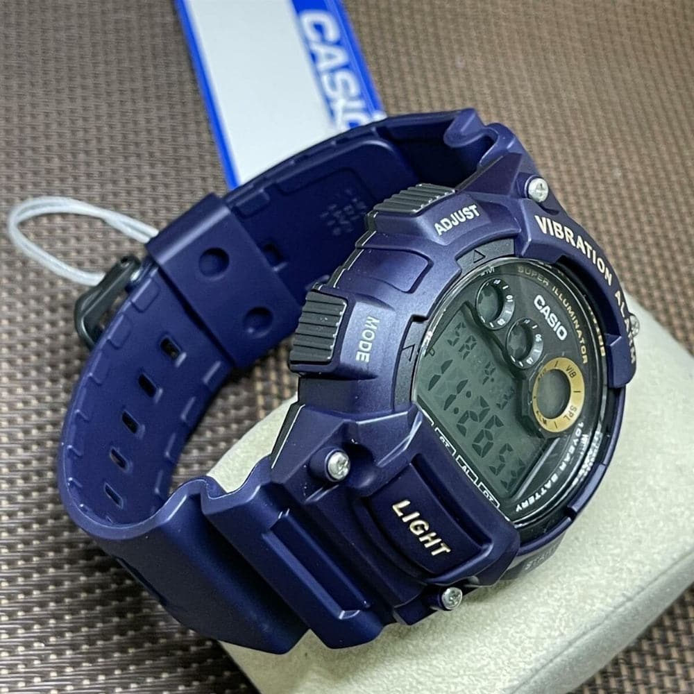 Casio General Digital Blue Resin Strap Men Watch W-735H-2AVDF-P – H2 Hub