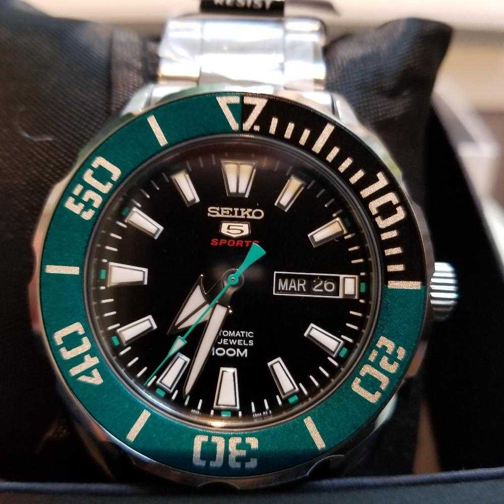 SEIKO 5 SPORTS SRPC53K1 AUTOMATIC STAINLESS STEEL MEN'S SILVER WATCH – H2 Hub