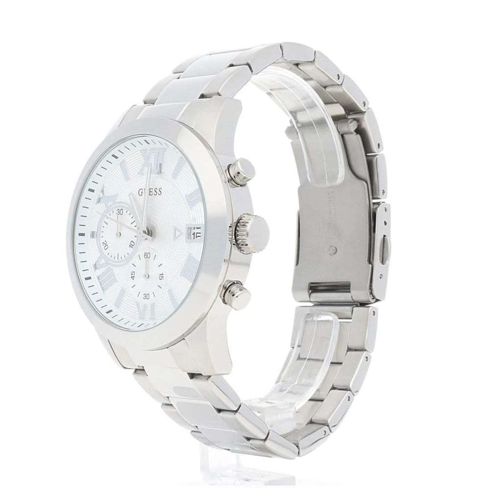 GUESS CLASSIC CHRONOGRAPH SILVER DIAL W0668G7 MEN'S WATCH – H2 Hub