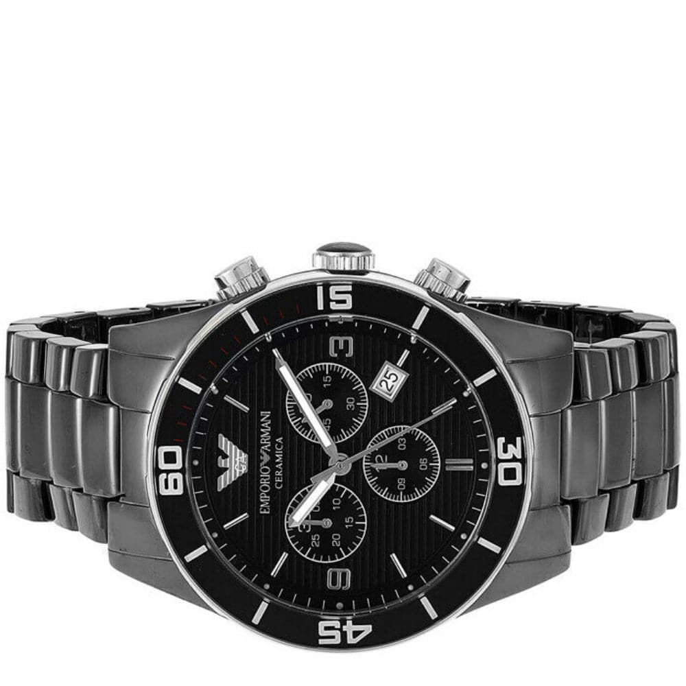 EMPORIO ARMANI CERAMICA AR1421 MEN'S WATCH – H2 Hub