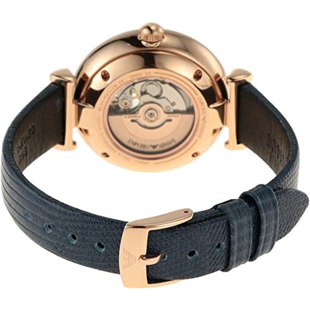 EMPORIO ARMANI AR60020 BLUE LEATHER WOMEN'S WATCH – H2 Hub