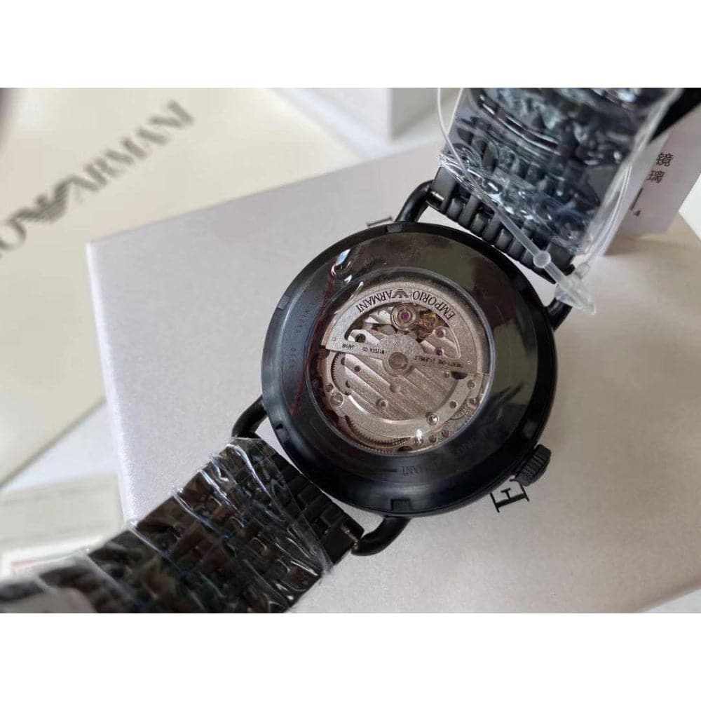 EMPORIO ARMANI AR60025 BLACK STAINLESS STEEL MEN'S WATCH – H2 Hub