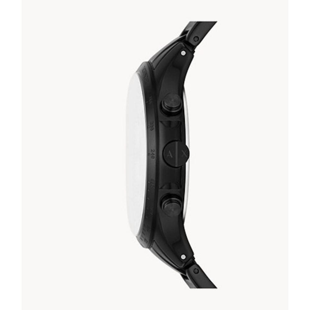 ARMANI EXCHANGE ANALOG QUARTZ BLACK STAINLESS STEEL AX2429 MEN'S WATCH ...