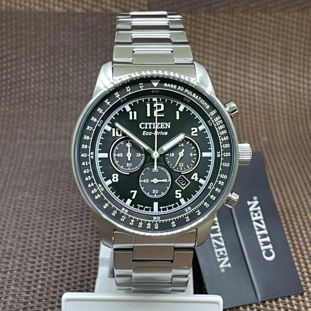 CITIZEN CA4500-83E ECO-DRIVE CHRONOGRAPH STAINLESS STEEL MEN'S WATCH ...