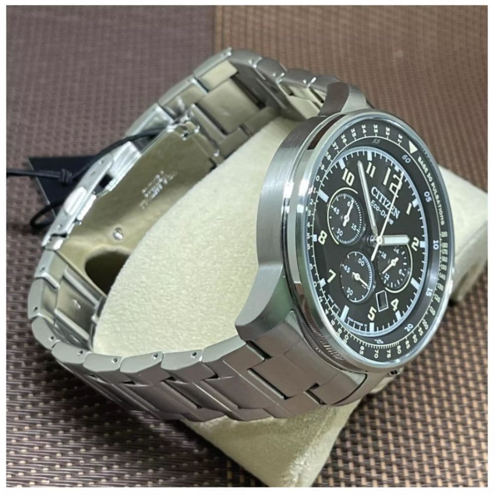 CITIZEN CA4500-83E ECO-DRIVE CHRONOGRAPH STAINLESS STEEL MEN'S WATCH ...