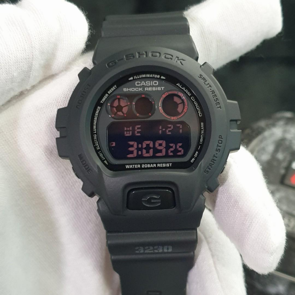 Casio G-Shock Digital Black Dial And Resin Strap Men Watch DW-6900MS-1 ...