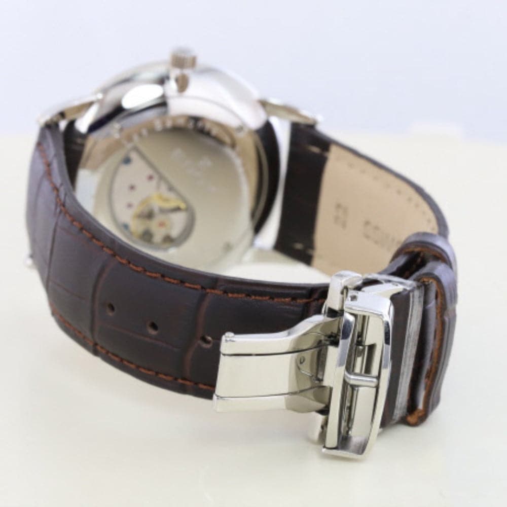 EDOX ED72014-3-AIN BROWN LEATHER MEN'S WATCH – H2 Hub