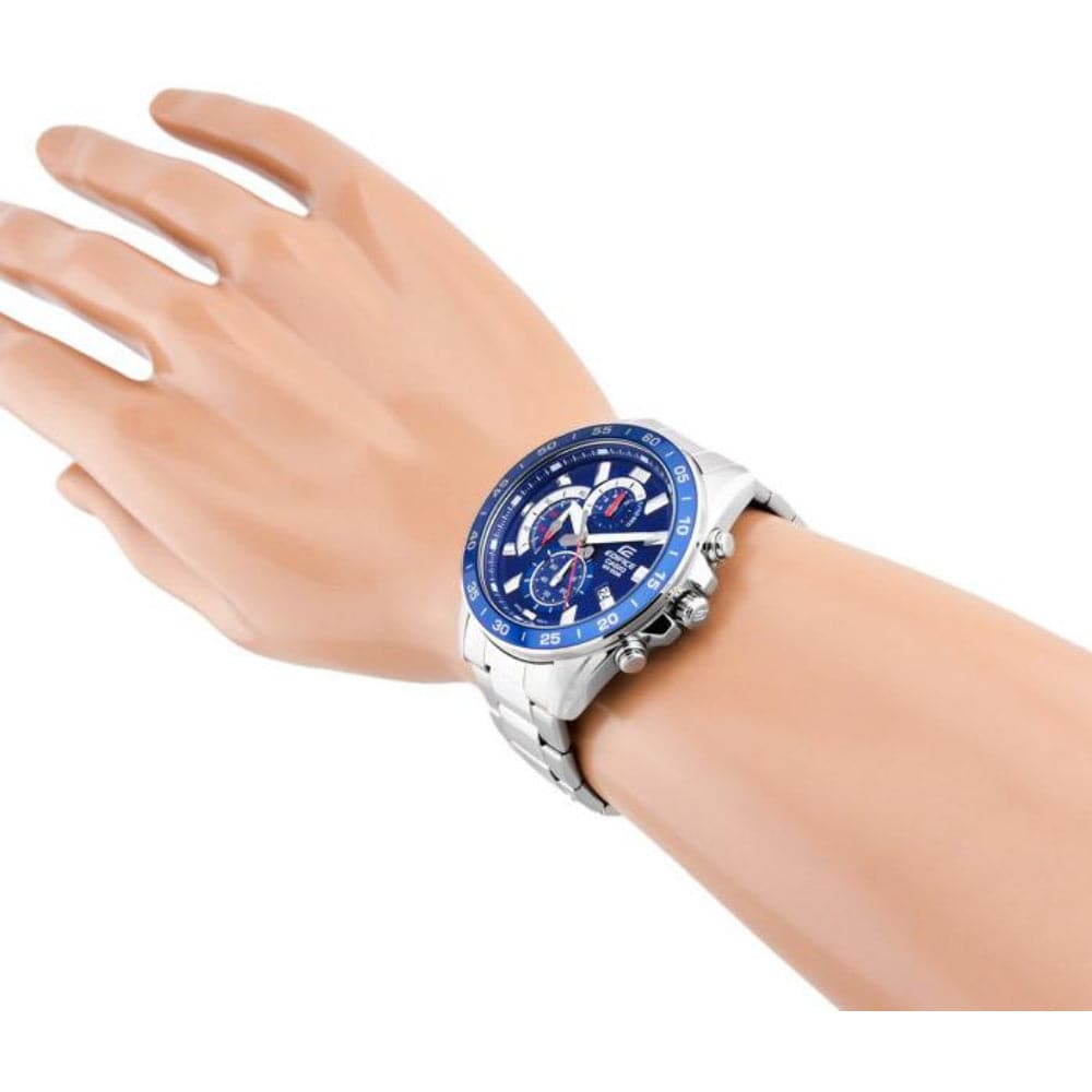 CASIO EDIFICE EFV-550D-2AVUDF-P STAINLESS STEEL MEN WATCH – H2 Hub