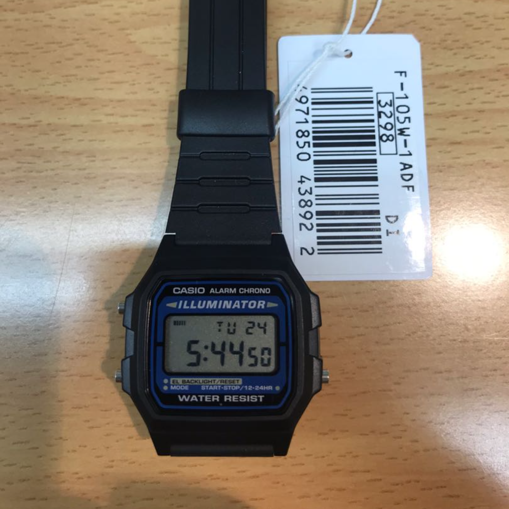 CASIO GENERAL F-105W-1ADF MEN'S WATCH – H2 Hub
