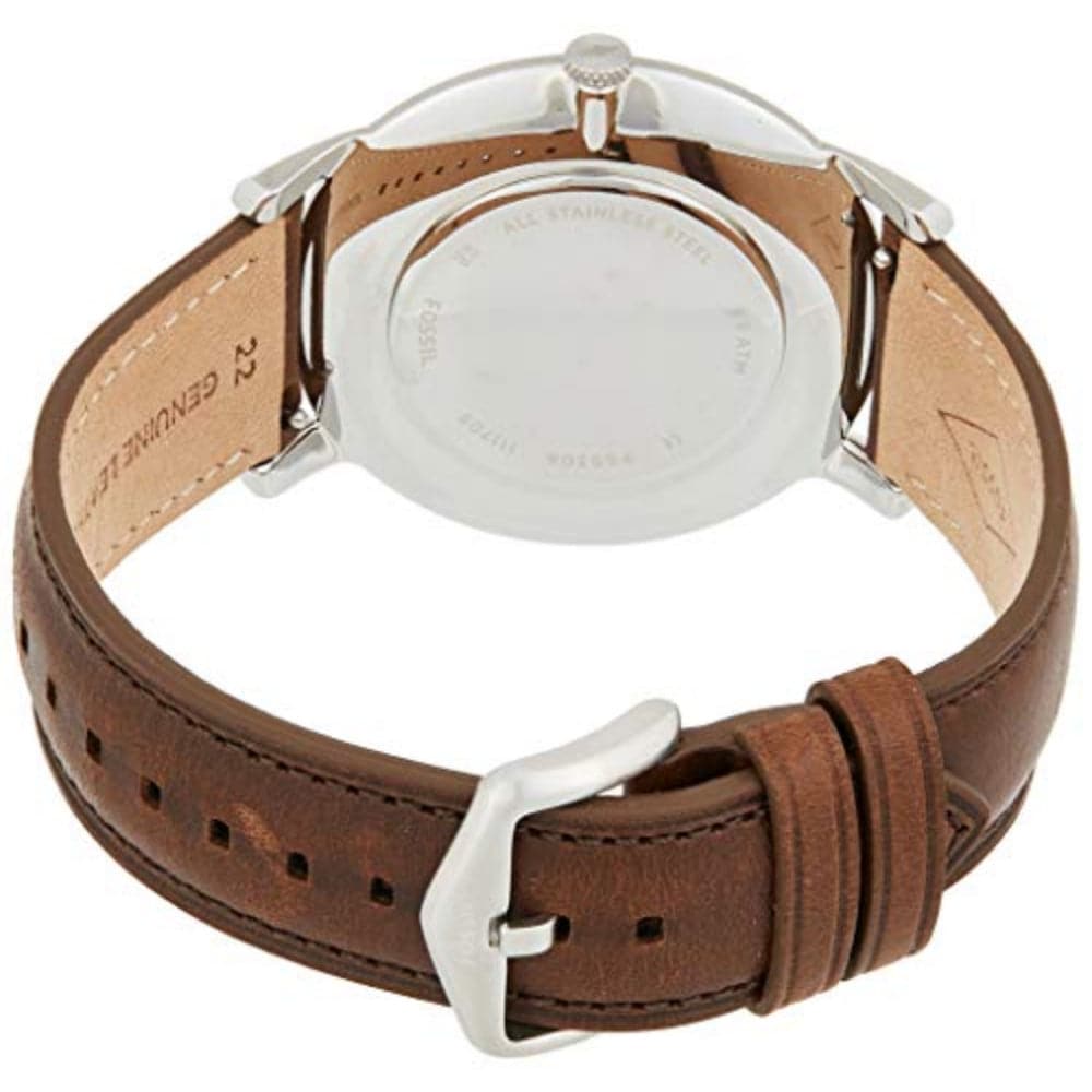 FOSSIL MINIMALIST FS5306 BROWN LEATHER STRAP MEN'S WATCH – H2 Hub