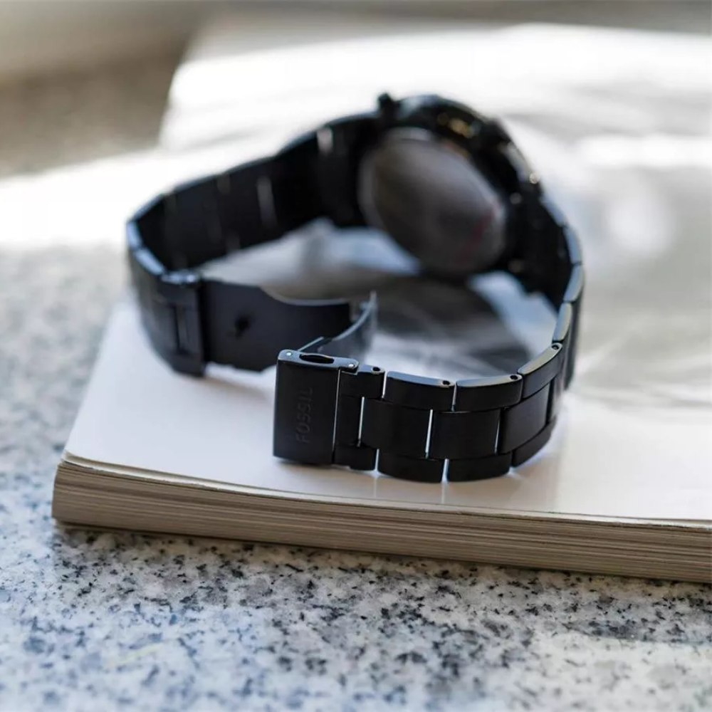 FOSSIL FS5848 BLACK CHRONOGRAPH STAINLESS MEN WATCH – H2 Hub