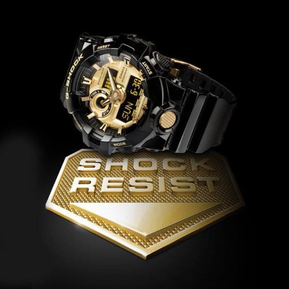 Casio G Shock Ga 710gb 1adr Digital Quartz Black Resin Mens Watch H2 Hub