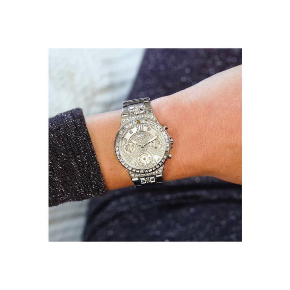 GUESS GW0320L1 SILVER STAINLESS STEEL WOMEN'S WATCH – H2 Hub