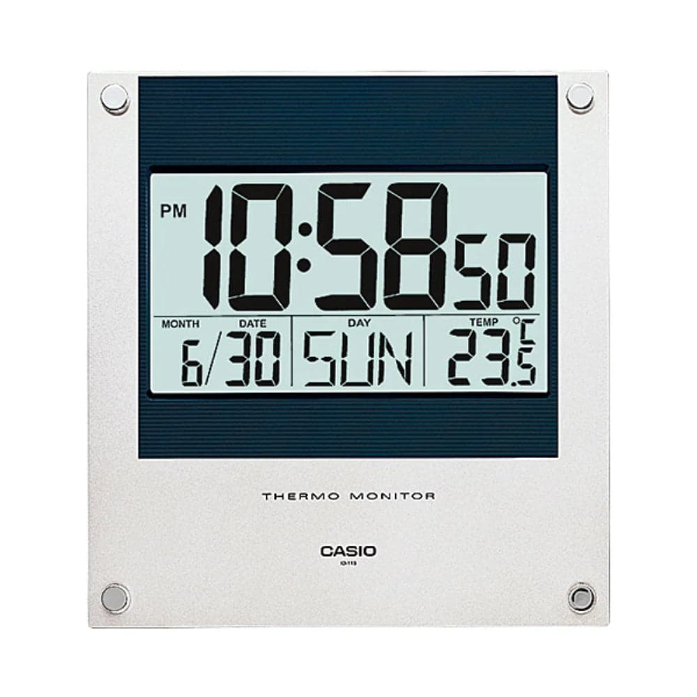 CASIO ID-11S-2DF WALL CLOCK/THERMO MONITOR – H2 Hub
