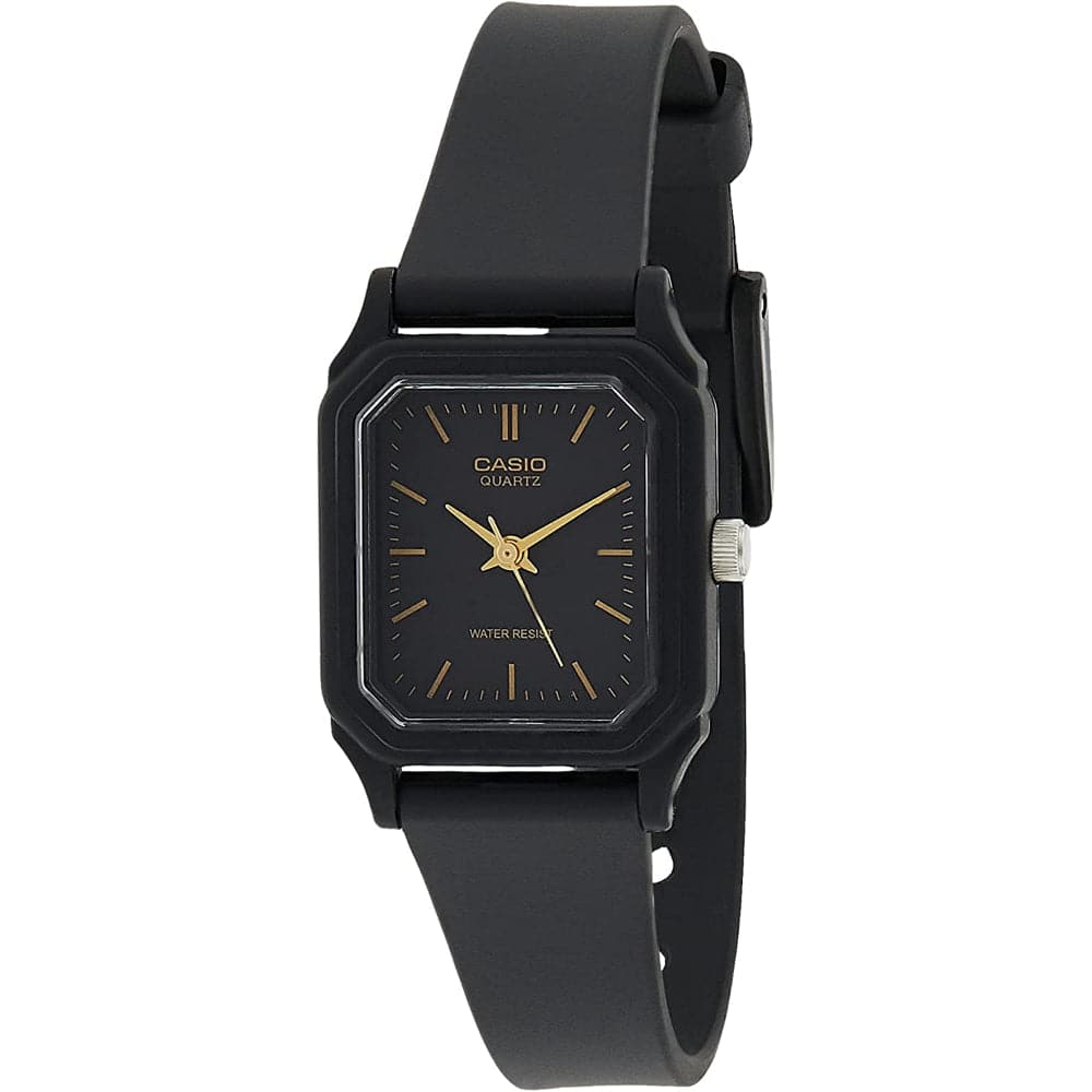 CASIO LQ-142-1EDF-P BLACK RUBBER UNISEX WATCH – H2 Hub