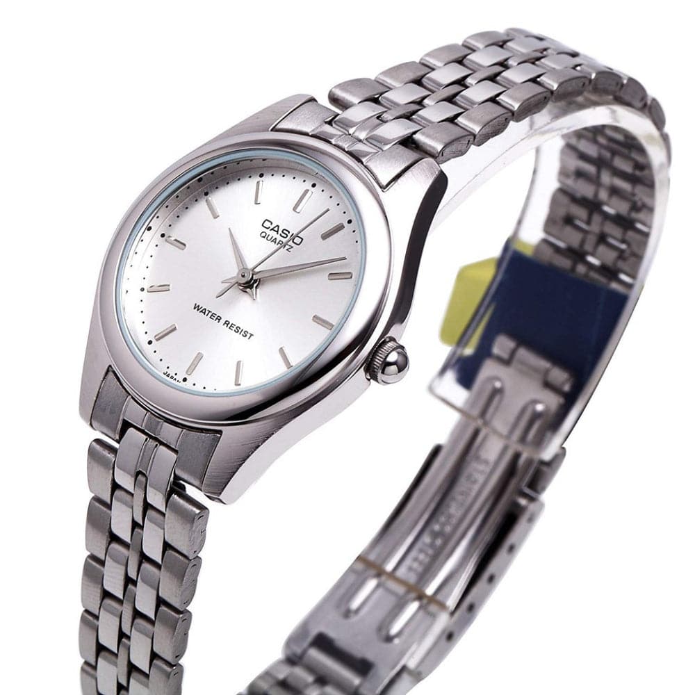CASIO ENTICER LTP-1129A-7ARDF-P STAINLESS STEEL WOMEN WATCH – H2 Hub