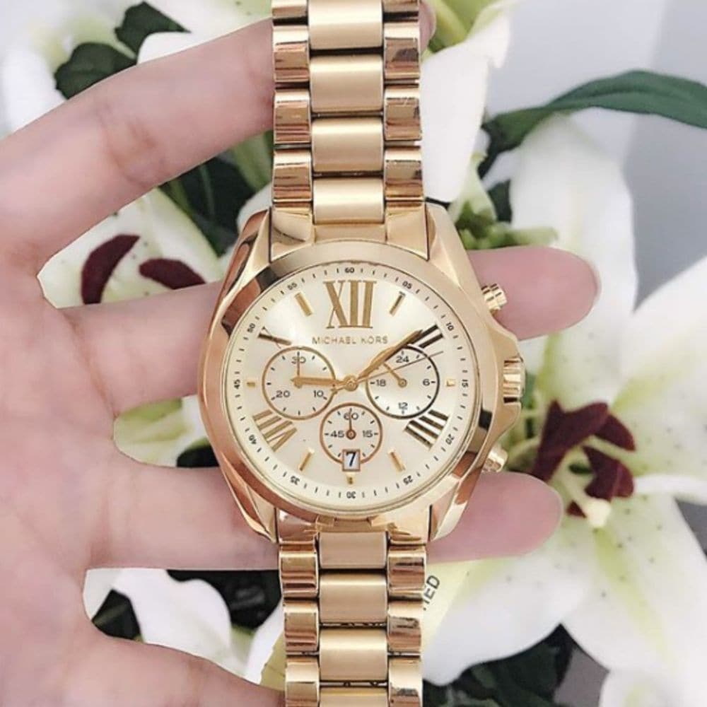 MICHAEL KORS MK5605 BRADSHAW CHRONOGRAPH WOMEN'S WATCH – H2 Hub